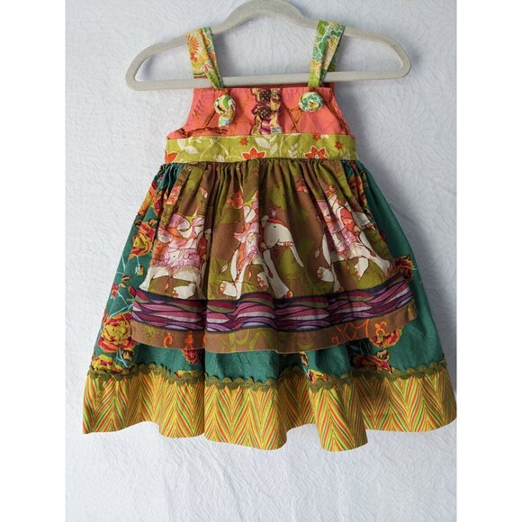 Matilda Jane | Dresses | Matilda Jane Platinum Apron Knot Mixed Print ...
